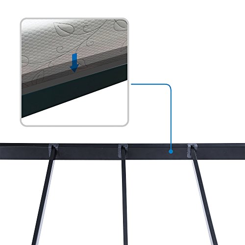 V&LX 14 inch Tall (Queen) Heavy-Duty Steel Slats/1.0T Steel Frame/V1401/Bed Frame (Queen)