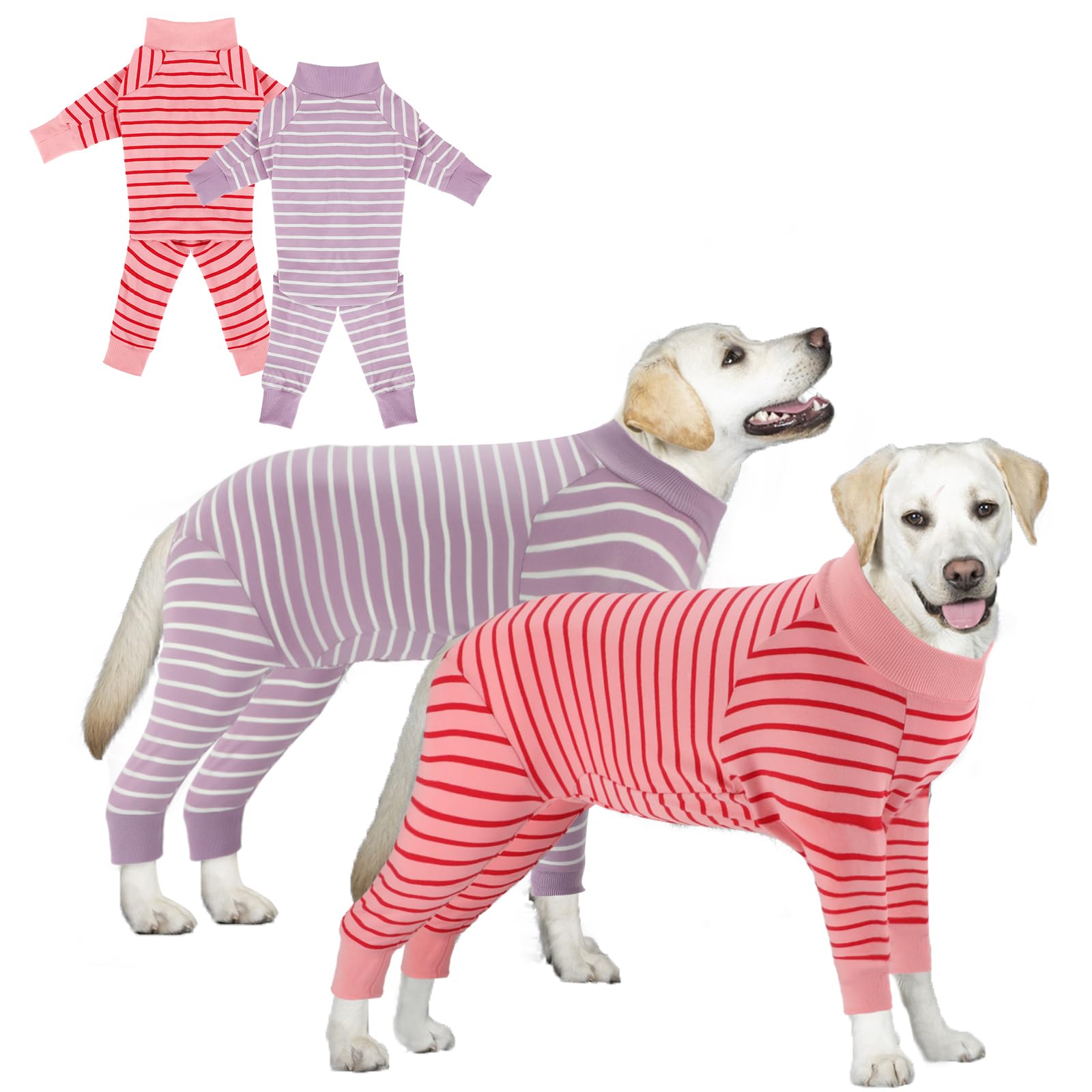 Rypet Dog Recovery Suit Dog Onesie Surgery Recovery Suit for Large Medium Bodysuit Dogs Pajamas Anti Shedding Bodysuit for Female Male for Shedding Prevent Licking Surgical Wound(4XL)