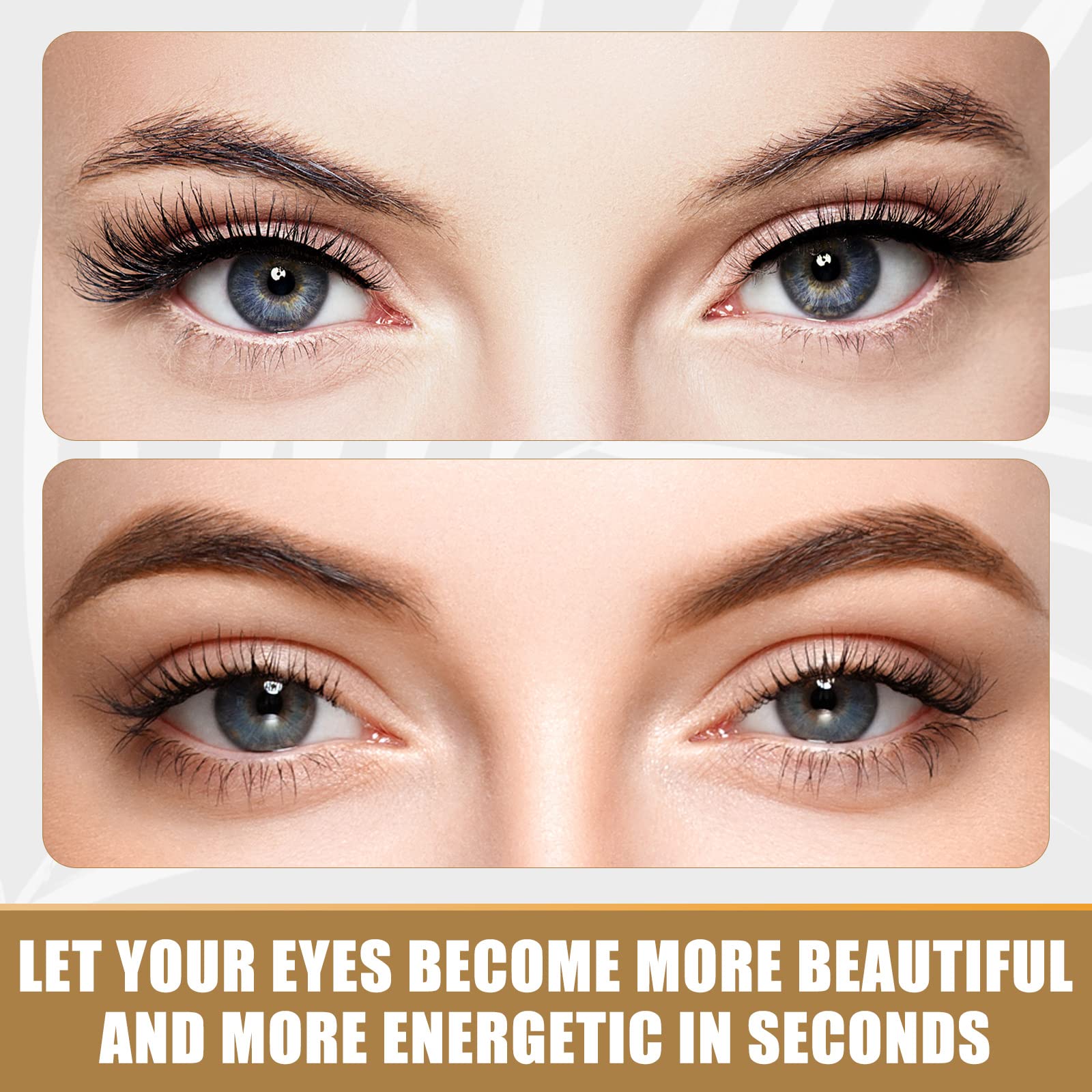 CENNYO Eyelid Tape, Invisible Eyelid Stickers, Eyelid Lifter Strips for Hooded, Droopy, Uneven, Mono-eyelids, gold