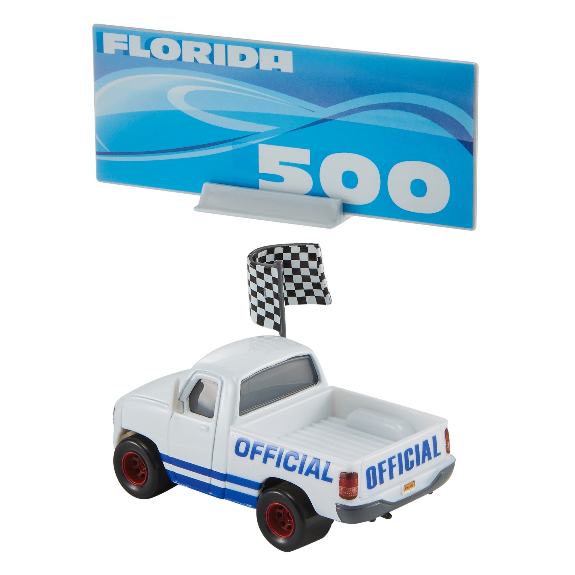 Disney Car Toys 3 Pickup Truck w/ Flag Die-cast Vehicle