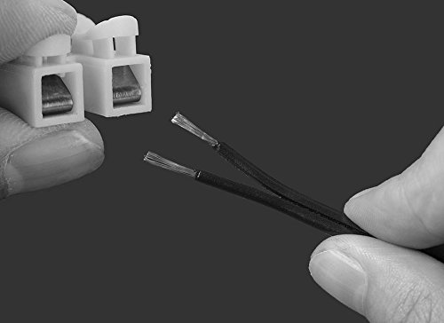Digital Restock - 6 Home Theater Speaker Cables for Sony Samsung Etc / 4.2mm Connectors/Includes Tool-Free Wire Crimp Splices