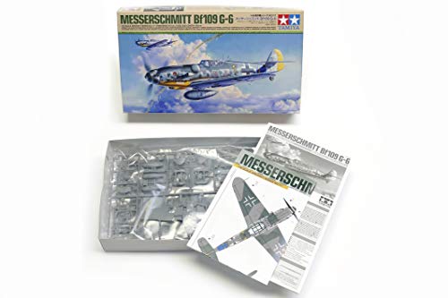 Tamiya 61117 1/48 Messerschmitt BF 109 G-6 Plastic Model Airplane Kit