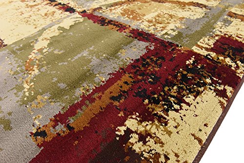 Unique Loom Barista Collection Area Rug - Catuai (5' 1" x 8' Rectangle, Multi/ Brown)