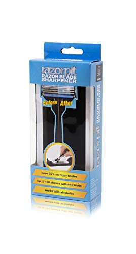 RazorPit Men's Razor Blade Sharpener, Black