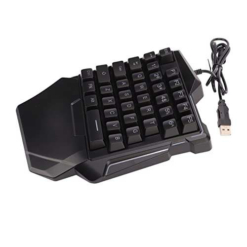 Gaming Keyboard Mouse Converter Professional One Hand Keyboard Mouse Dual USB Port