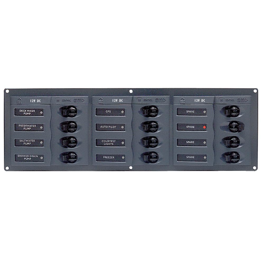 BEP 12-Way No Meter Horizontal DC Panel