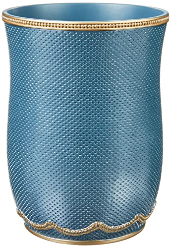 Popular Bath 942668 Capri, Waste Basket, Slate Blue