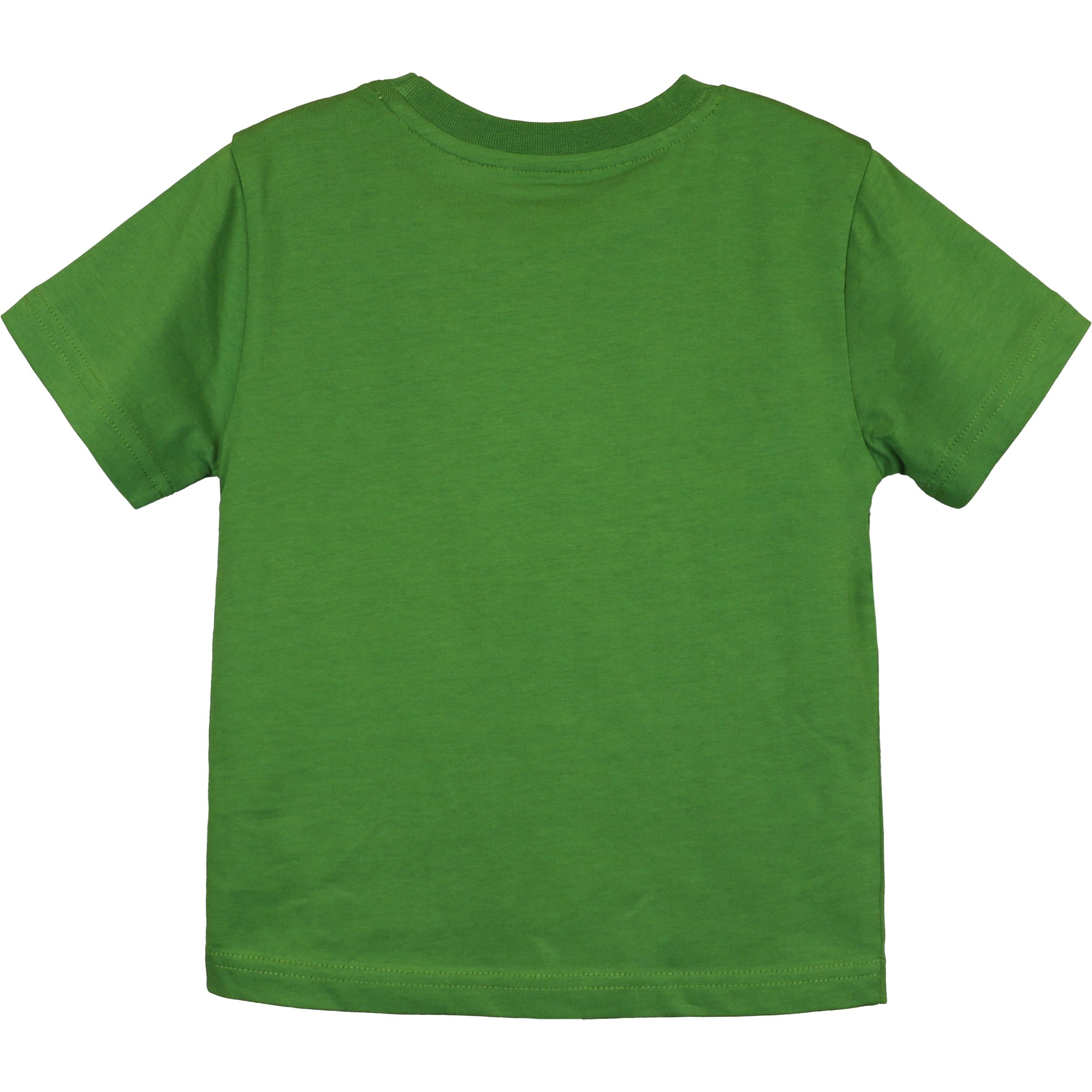 John Deere Little Kids Boys Trademark Short Sleeve Tee, Green, 5