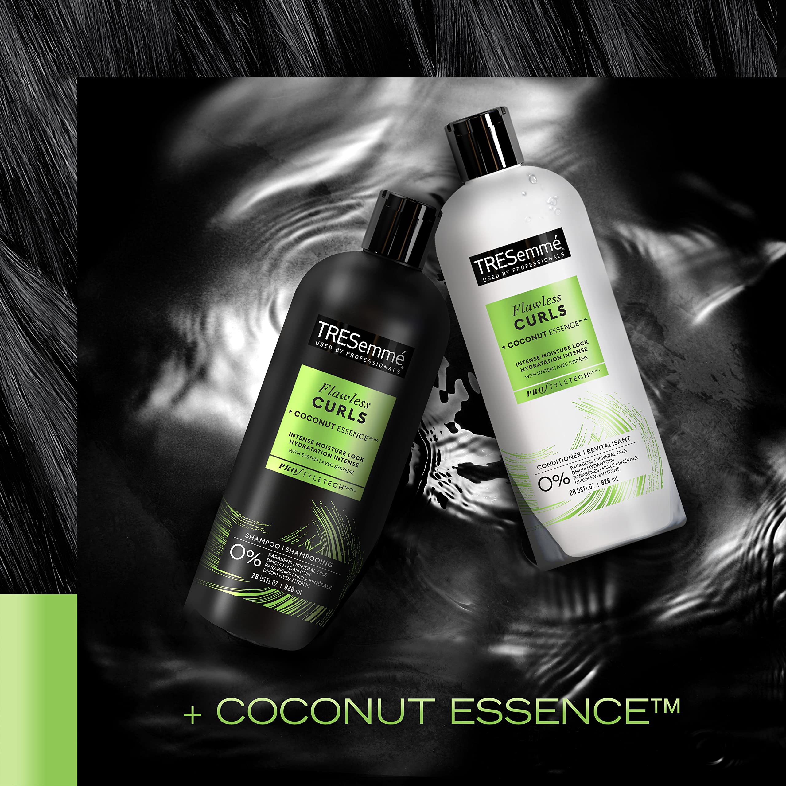 TRESemmé Moisturizing Shampoo Flawless Curls For Curly Hair Formulated With Pro Style Technology 28 Fl Oz