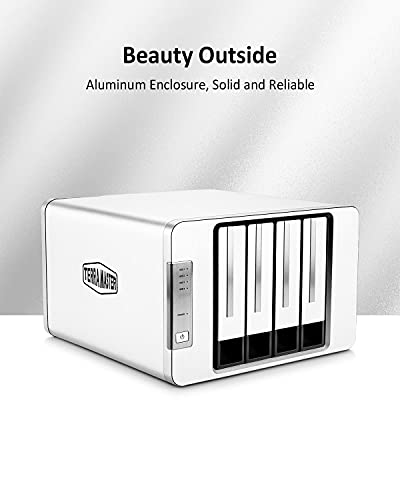 TERRAMASTER D4-300 USB 3.1(Gen1) Type-C Storage External Hard Drive Enclosure Hot Swappable (Diskless)