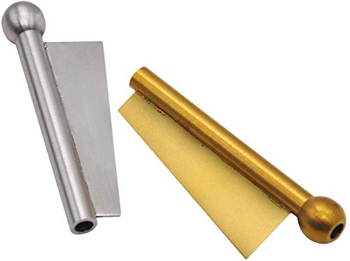 Nasal Vacuum Style, Sniffer Snorter Straw, Pure Stainless Steel Bullet Snuff Bottle, 3-Pack Mixed Color