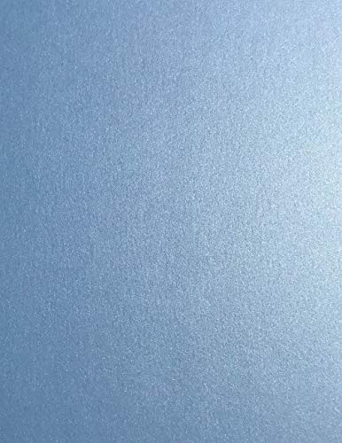 Vista Blue Stardream Metallic Cardstock Paper - 8.5 X 11 Inch - 105 Lb. / 284 Gsm Cover - 25 Sheets From Cardstock Warehouse
