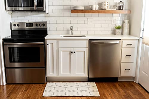 Unique Loom Trellis Frieze Collection Area Rug - Geometric (8' x 10', Ivory/ Gray)