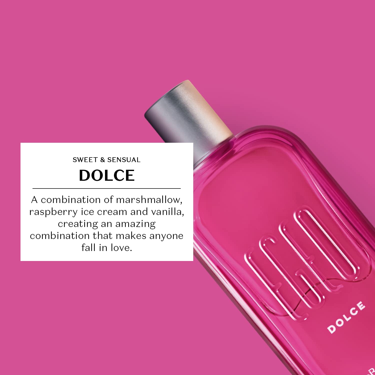 O BOTICARIO Egeo Dolce Eau de Toilette, Girls Long Lasting Perfume, Sweet & Fruity Perfumes for Women, 3 Ounce