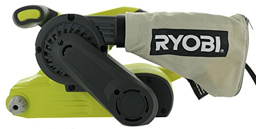 Ryobi BE319 6 Amp Portable 320 Feet / Minute Corded Belt Sander (3β x 18β) w/ Onboard Removable Dust Bag (Medium Grit Sanding Belt Included)