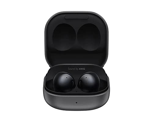 SAMSUNG Galaxy Buds2 True Wireless Earbuds Noise Cancelling Ambient Sound Bluetooth Lightweight Comfort Fit Touch Control, International Version - Onyx (Renewed)