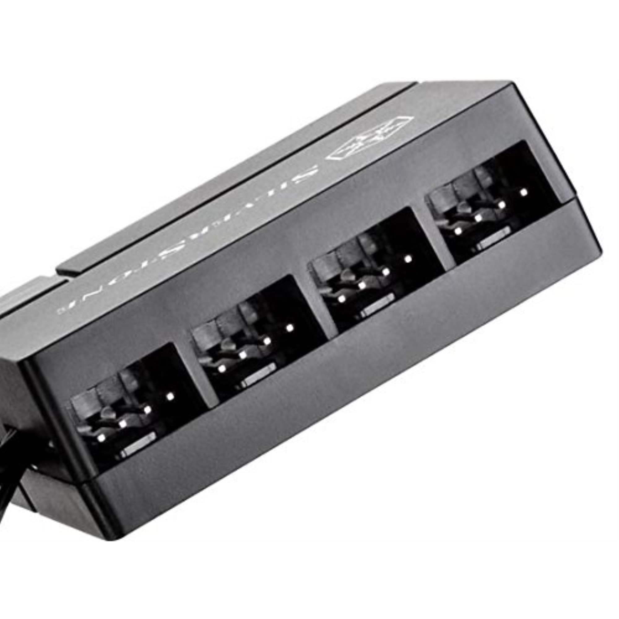 SilverStone PWM Fan Hub System Cables, Black (CPF04)