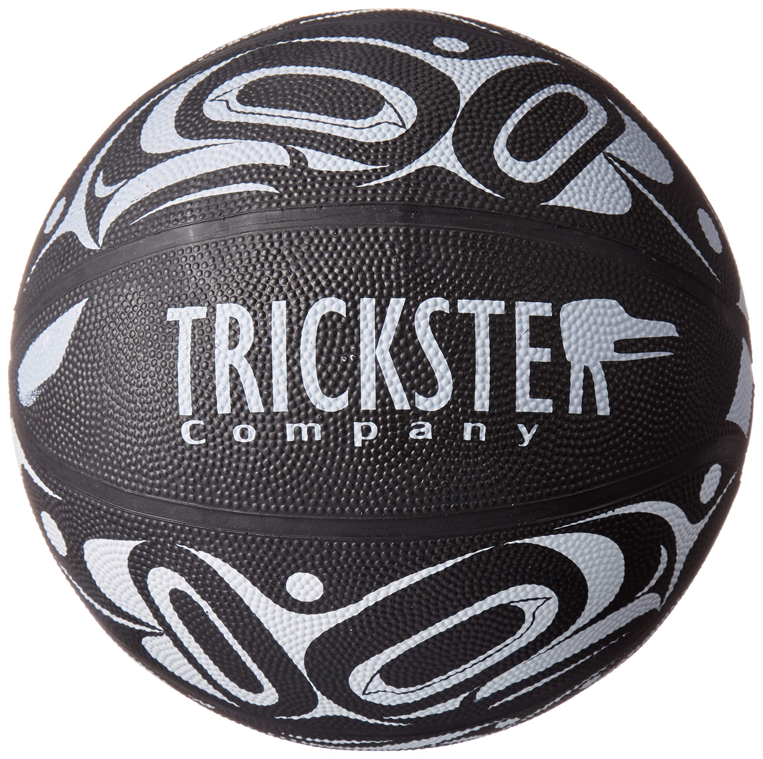 Trickster Company Northwest Coast Native Art Basketball - 1:1 Basketball (Black/White Size 7)