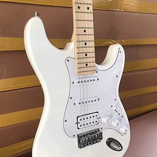 CJWSLYT Guitar Electric Guitar Steel String Guitar Guitar String Acoustic Steel Acoustic Guitar Strings Acoustic ZDANFDD (Color : White, Size : 40 inches)