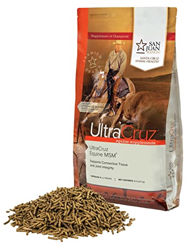 UltraCruz Equine MSM Joint Supplement for Horses, 10 lb, Pellet (60 Day Supply)
