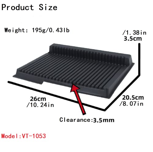 volunt Plastic Parts Shelf,Model Shelf,Placing Rack,Plastic Tool Drawer Storage Container Storage Box, Suitable for Gundam DIY Model Making Accessories of Model Action Figures⦠(VT-1052)