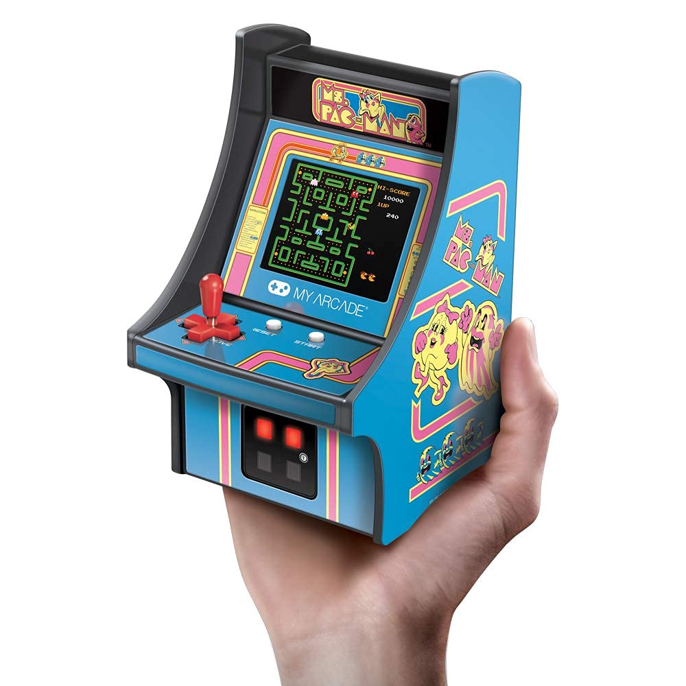 My Arcade Micro Player Game Bundle: Mappy and Ms. Pac-Man - Fully Playable 6.75 in. Collectible