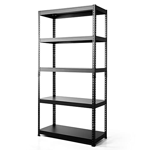 YOUNGJIN SHELF RACK Full-Metal 35.4â W x 15.7â D x 70.8â Heavy Duty 5-Tier Storage Shelving Unit