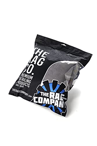 The Rag Company - Eagle Edgeless 600 (3-Pack) Professional Korean 70/30 Blend Super Plush, Microfiber Auto Detailing Towels, Buffing & Polishing, 600gsm, 16in x 16in, Dark Grey