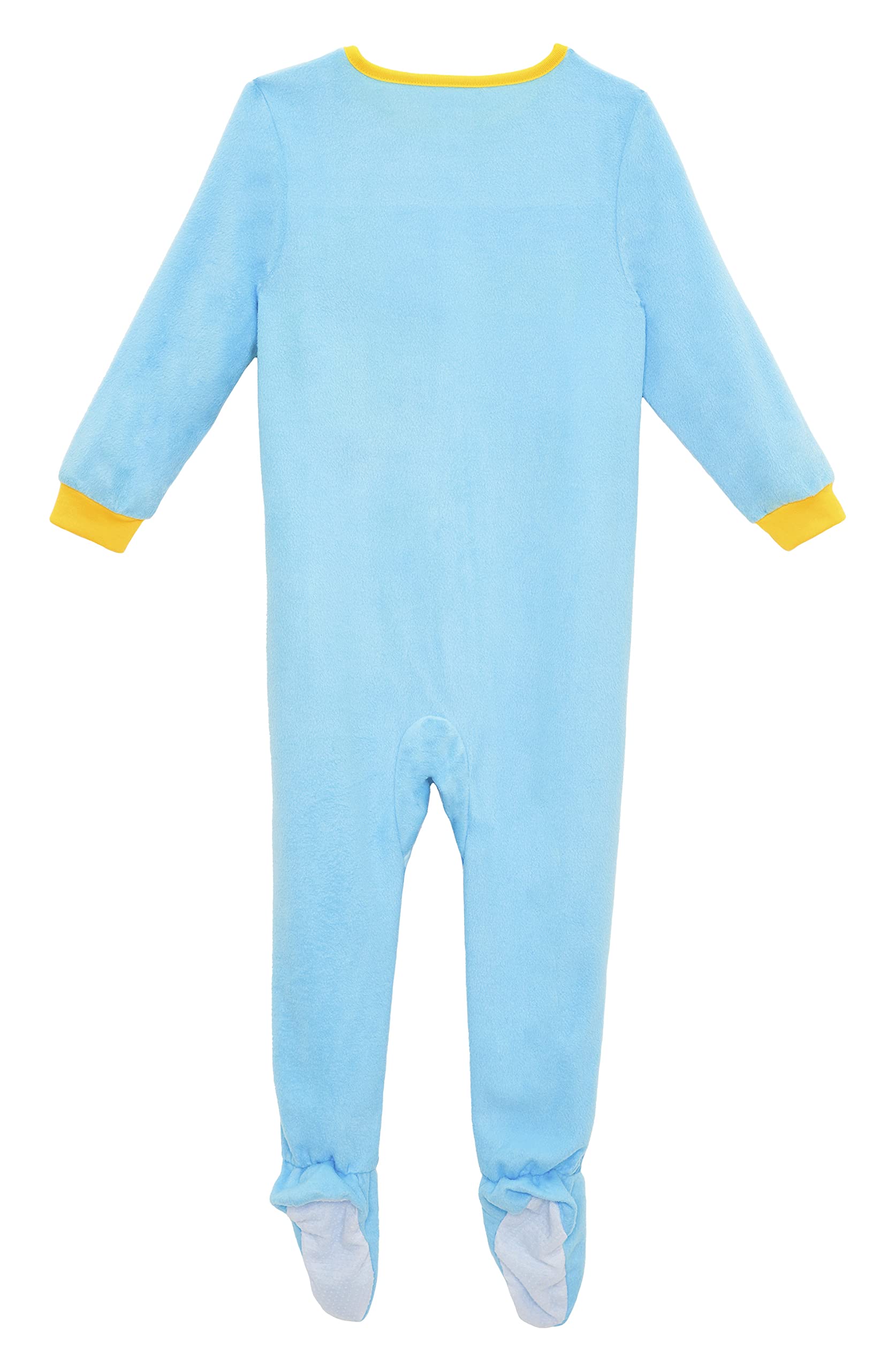 Nickelodeon Baby Shark Toddler Boys' Onesie Sleeper Blanket Footed Pajama Footies, Blue, Size 4T