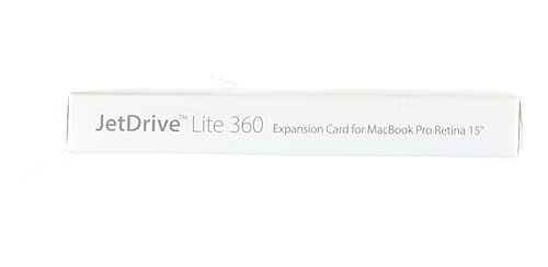 Transcend 256GB JetDrive Lite 360 Storage Expansion Card for 15-Inch MacBook Pro with Retina Display (TS256GJDL360),Black/silver