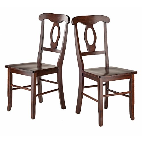 Winsome Clayton, 35.98" W x 35.98" D x 29.13" H, Walnut, 3 Count