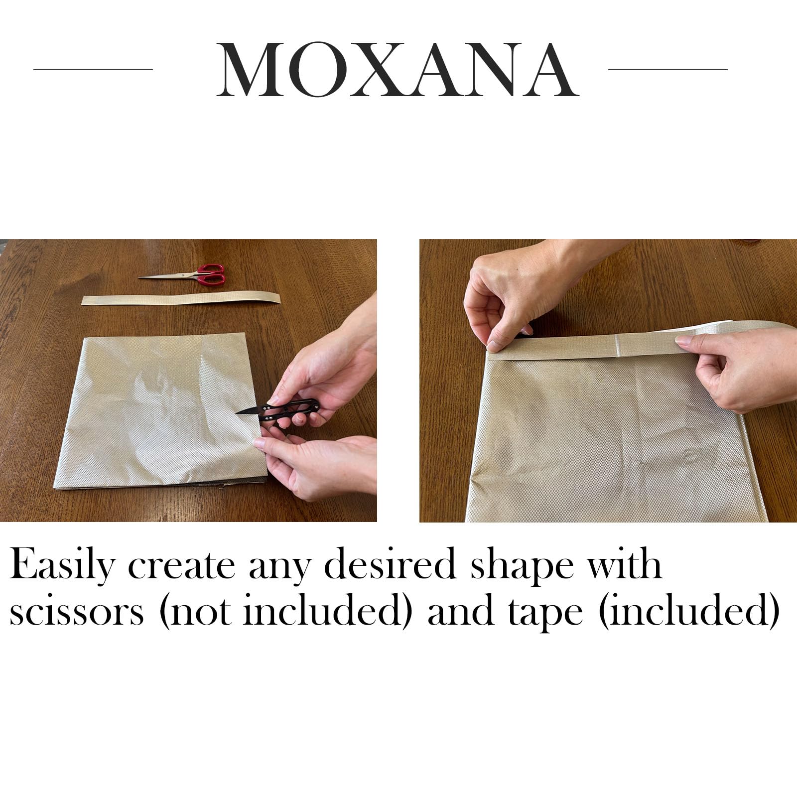 MOXONA Faraday Fabric Kit (44"W × 36"L Fabric + 36"L Tape).Multi-Purpose Conductive Cloth.Premium Soft Material Easy to Cut for DIY Faraday Bags