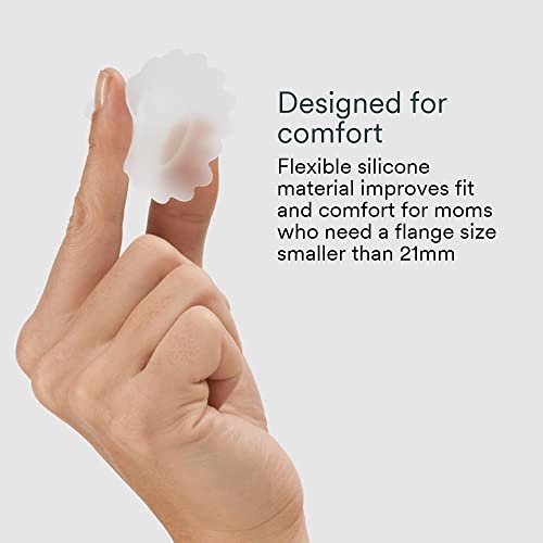 Willow Breast Pump Sizing Insert | 19mm for 15mm-17mm Nipple Size | Improve Fit and Comfort for Breast Pumping Moms | Fits in 24mm Flange