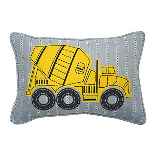 Waverly Under Construction Modern Graphic Rectangular Decorative Throw Pillow, 12" x 18", Multicolor