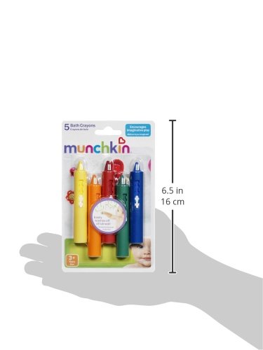 Munchkin® Draw™ Bath Crayons Toddler Bath Toy, 5 Pack