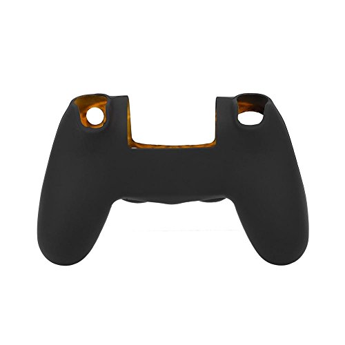 Soft Silicone Cover Skin Case for Sony Playstation 4 PS4 Controller(Yellow)