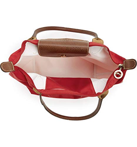 Longchamp 'Medium 'Le Pliage' Tote Shoulder Bag, Red
