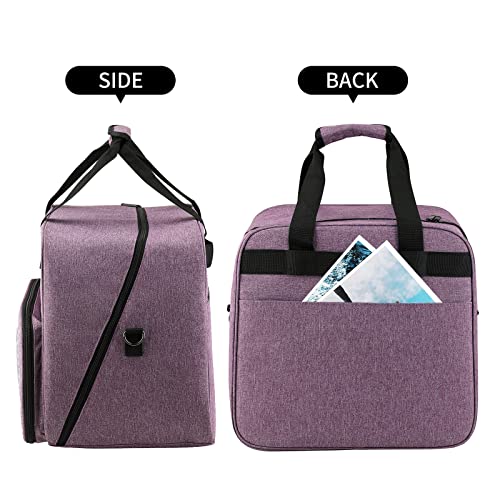 WITSTEP Sewing Machine Case Compatible with Singer/KPCB Mini Sewing Machine and Accessories, Portable Travel Tote Bag with Removable Bottom Pad, Adjustable Shoulder Strap & Multiple Pockets