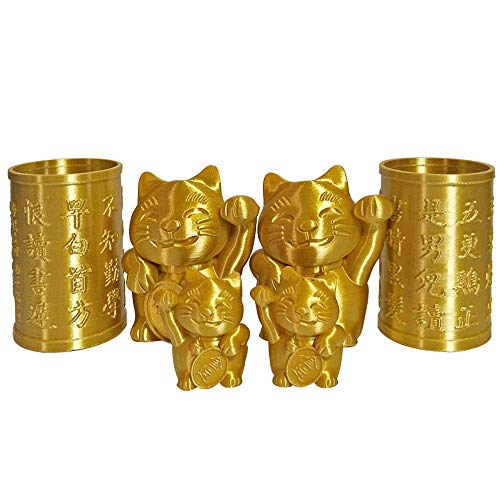 Silk Gold PLA Filament 1.75mm 3D Printer Filament 0.5kg Silky Shiny Shine PLA Material 500g