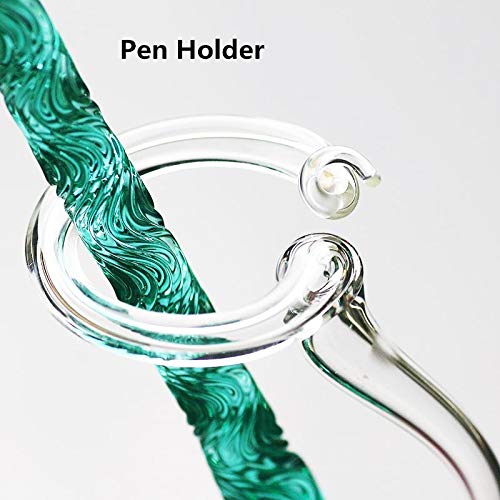 Towashine Glass Dip Pen Washing Holder for Glass Signature Dip Pen Washing Office Student Gift