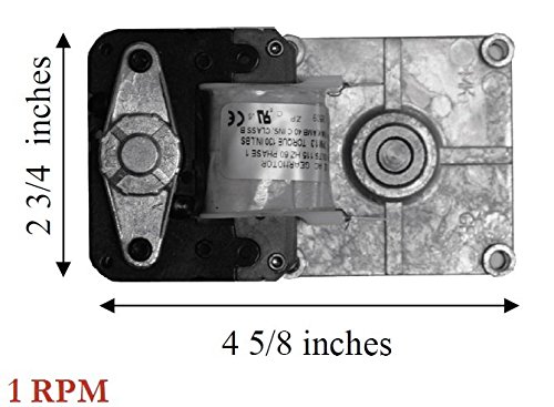 Whitfield Pellet Max Torque 1 RPM Auger Motor 12046300 Replacement Part by NBK…