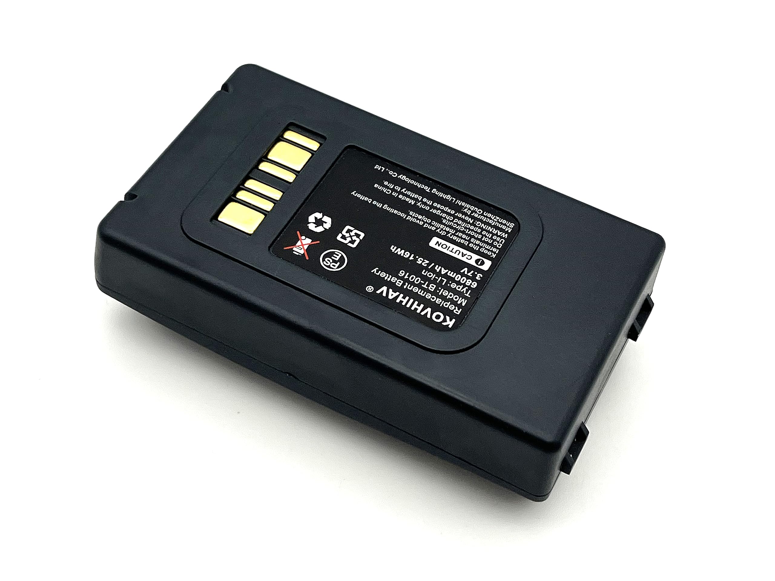 SCESMIA 6800mAh Replacement Barcode Scanner Battery fo Datalogic Skorpio X3 X4 Series fits Part no BT-0016 94ACC0046 94ACC0048