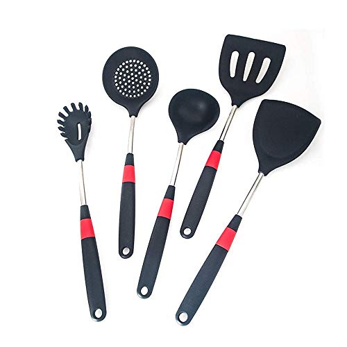 LMMDP Home Kitchen Sets Cooking Tools Spatula Shovel Soup Spoon Utensils Cookware Heat-resistant Design Utensil Set