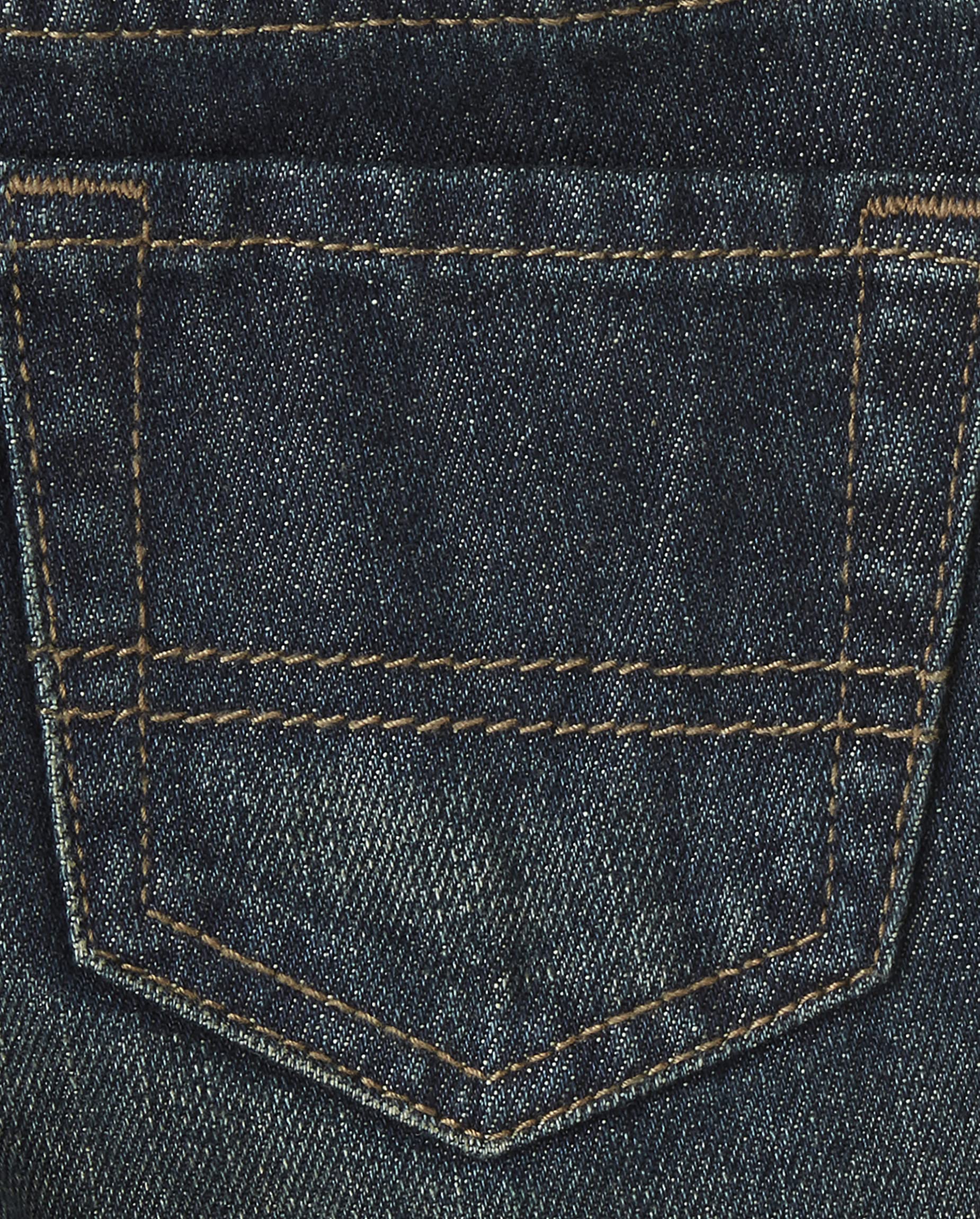The Children's Place Baby Boys and Toddler Boys Basic Bootcut Jeans, Dry Indigo, 3T