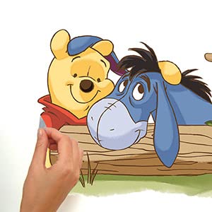 RoomMates RMK2553GM Winnie the Pooh and Friends Outdoor Fun Peel and Stick Wall Decal
