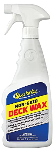 STAR BRITE Non-Skid Deck Wax Spray - Non-Slip Protection From Stains & UV Damage - 16 OZ (097316)