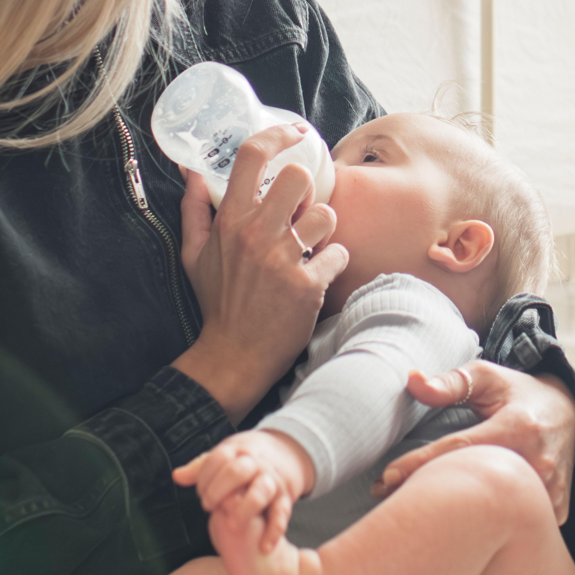 Tommee Tippee Natural Start Baby Bottle Nipples, Fast Flow, 6+ Months, Breast-Like for a Natural Latch, Anti-colic Valve, Soft Silicone, Pack of 6