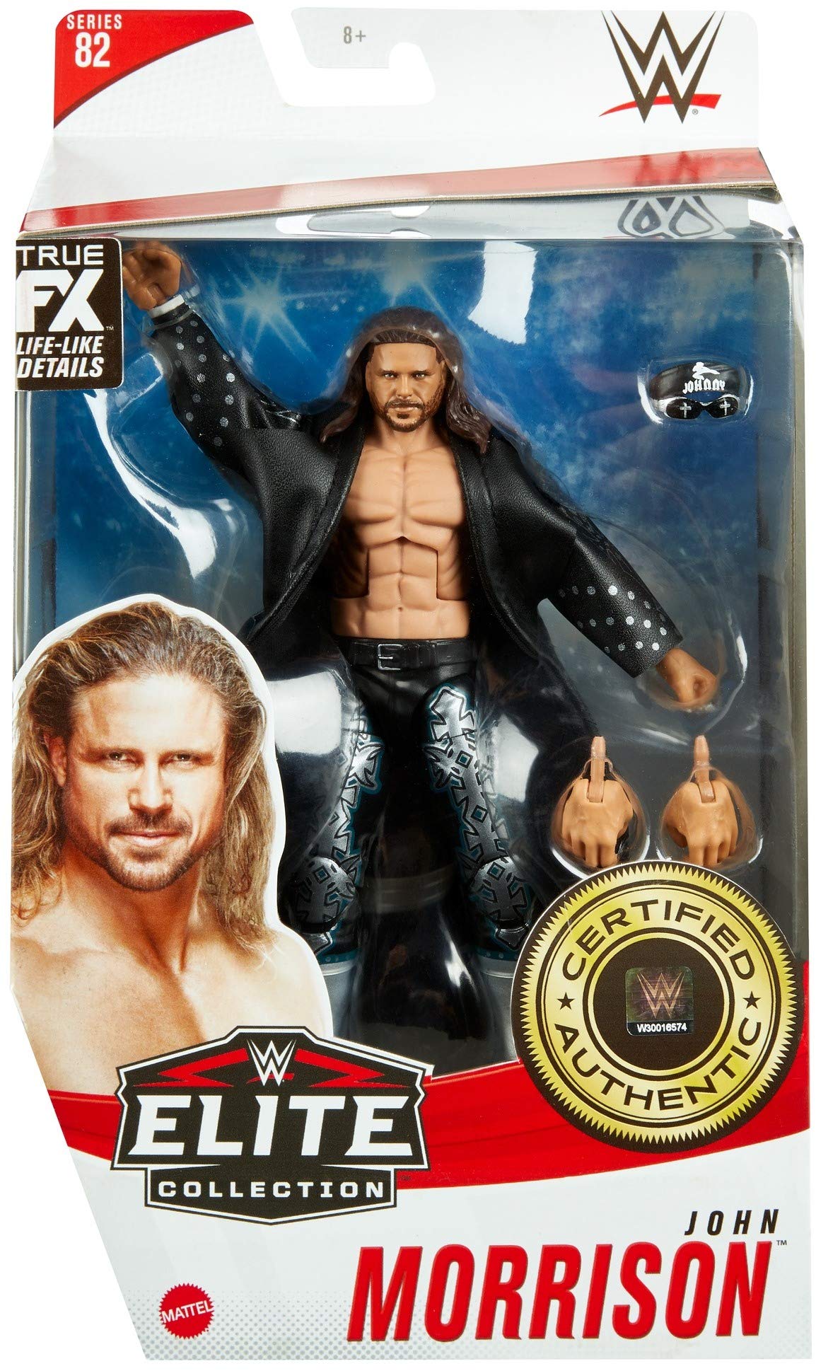 WWE John Morrison Elite Collection Series 82 Action Figure 6 in Posable Collectible Gift Fans Ages 8 Years Old and Up