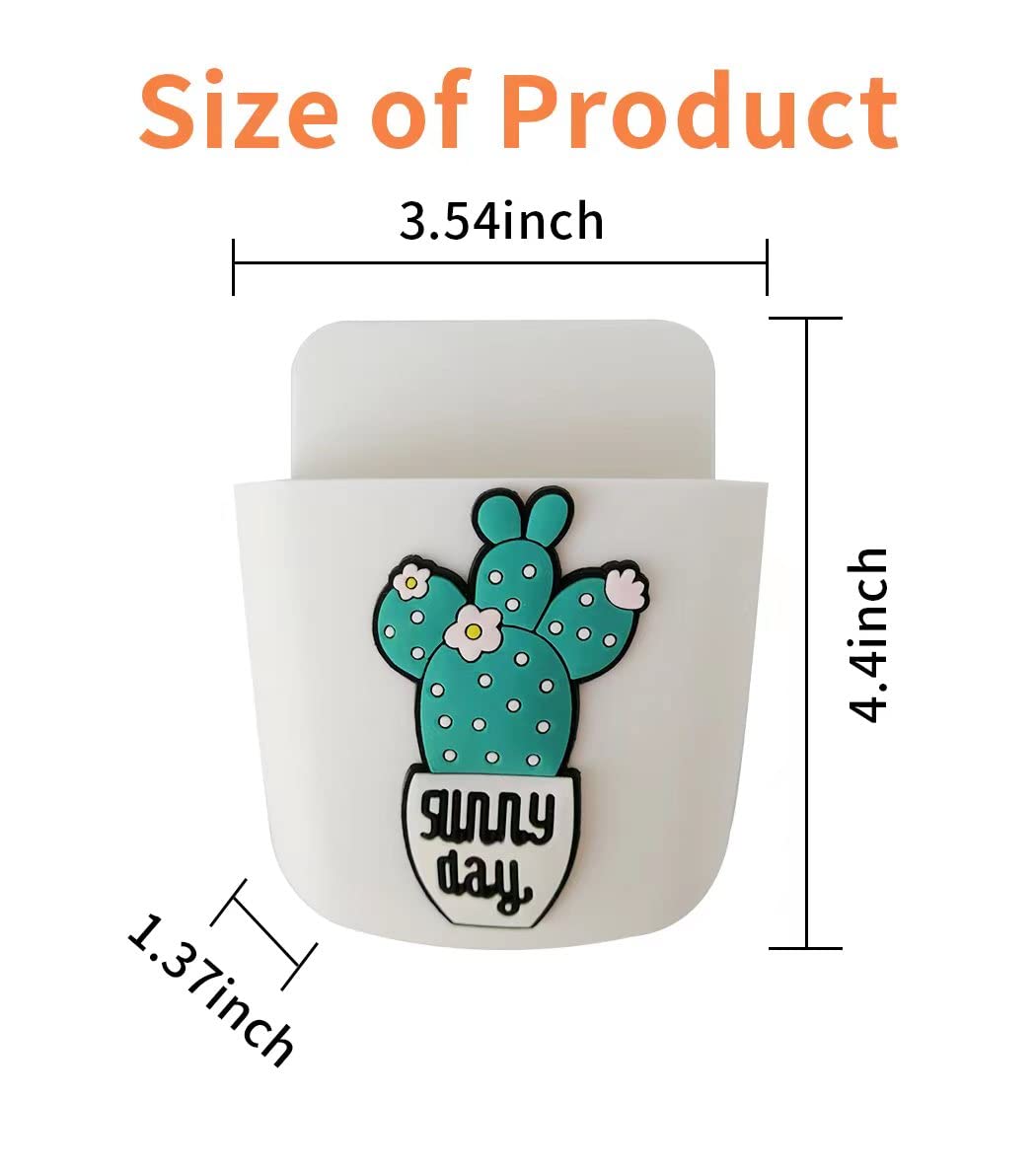 Sexyppl 1 Pack Cactus Box Charms Accessories Compatible with BoggBags Cartoon Cactus Box Insert Decorative Charms for Totes Beach Totes Keep Phone Keys (Green and White)