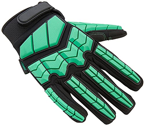 Amazon Brand - Denali Impact Mechaincs Work Glove with GEL Reinforced Palm Patch, Large